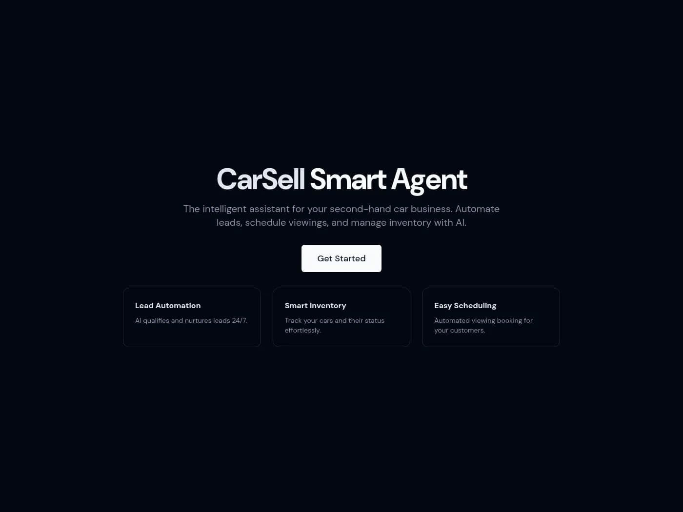 CarSell Smart Agent