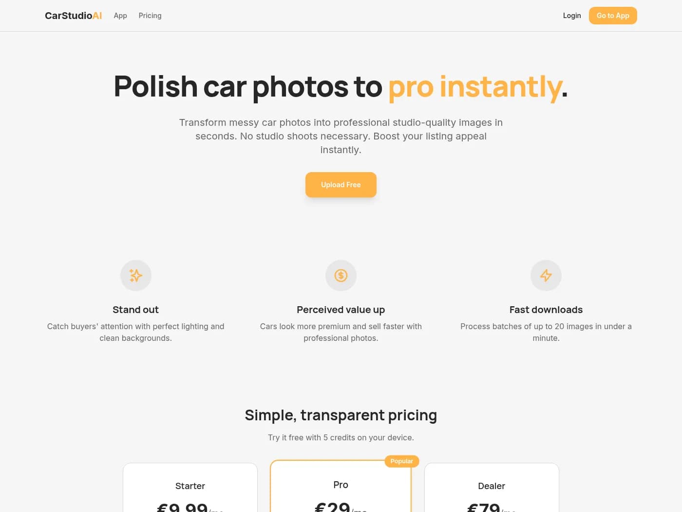 CarStudio AI Polish