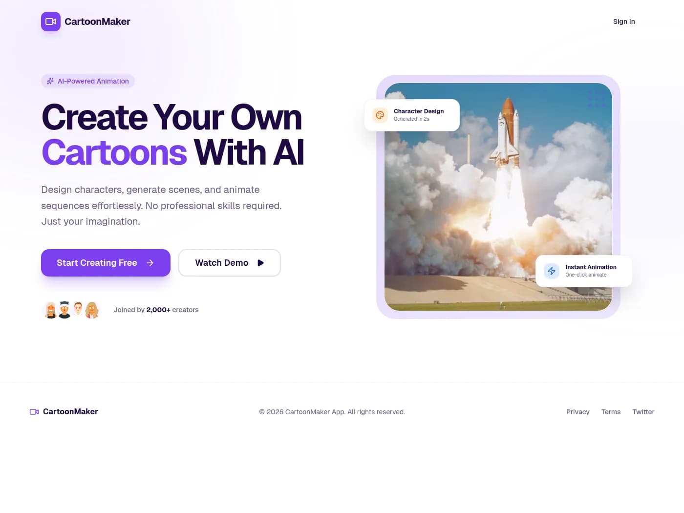 Cartoon Creator App