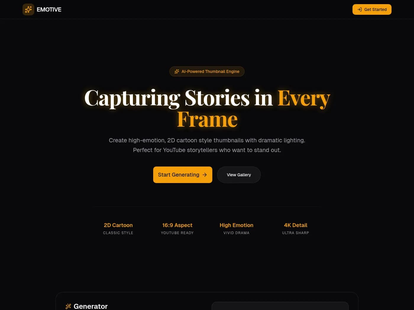 Emotive Thumbnail Generator
