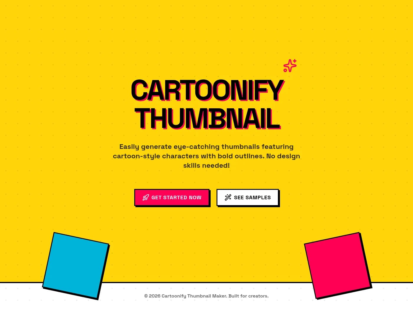 Cartoonify Thumbnail Maker