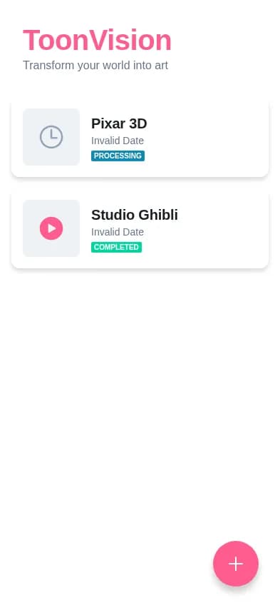 Cartoonify Video App
