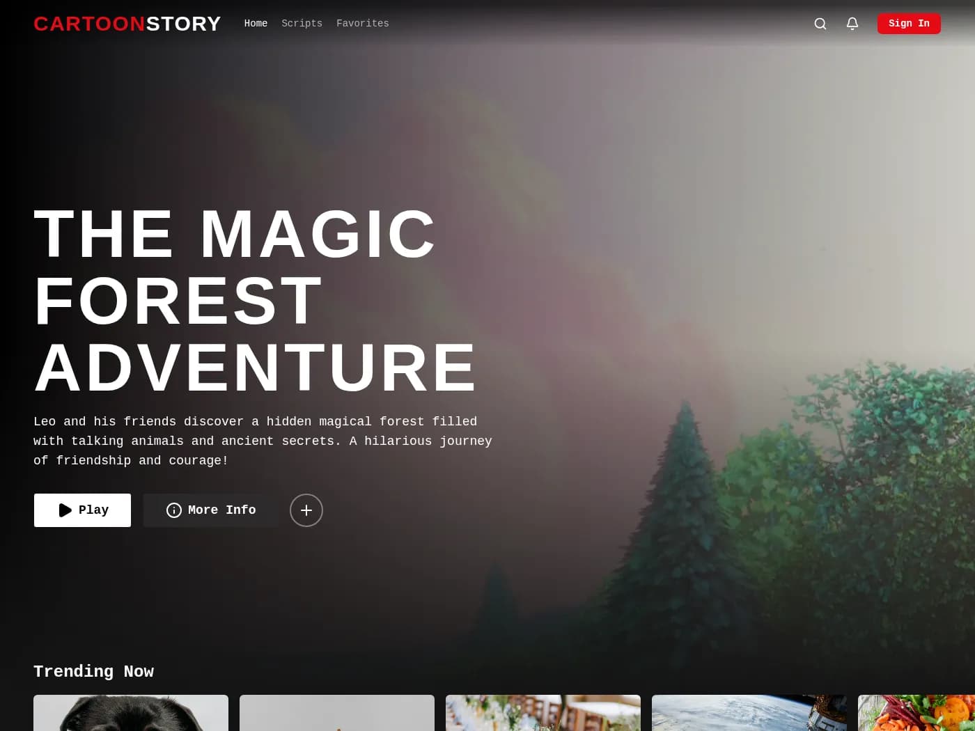 CartoonStory Stream