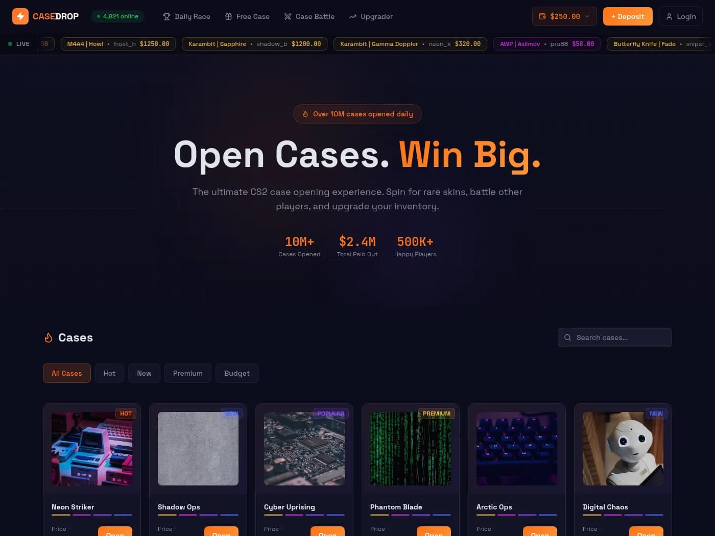 Mystery Case Drop