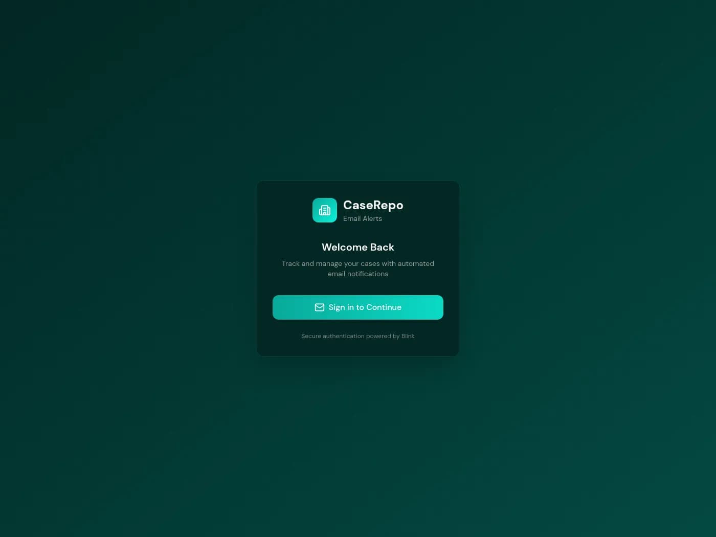 CaseRepo Email Alerts