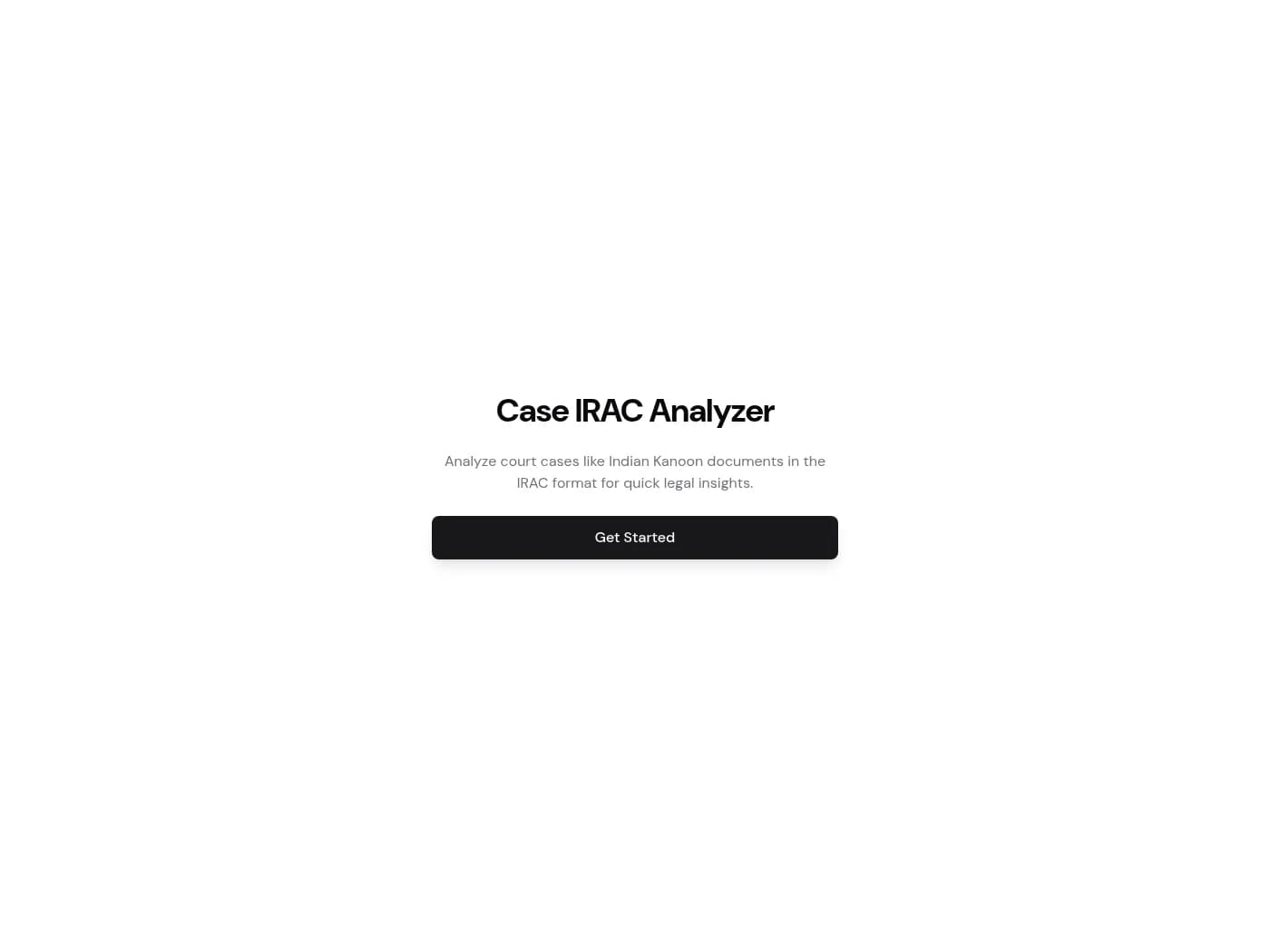 Case IRAC Analyzer