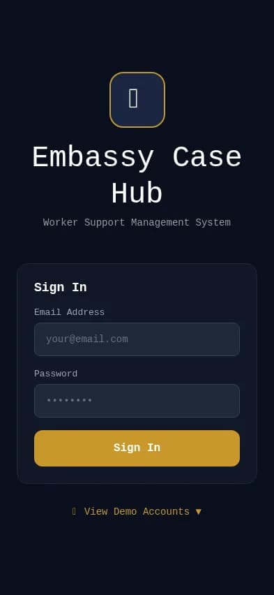 Embassy Case Hub