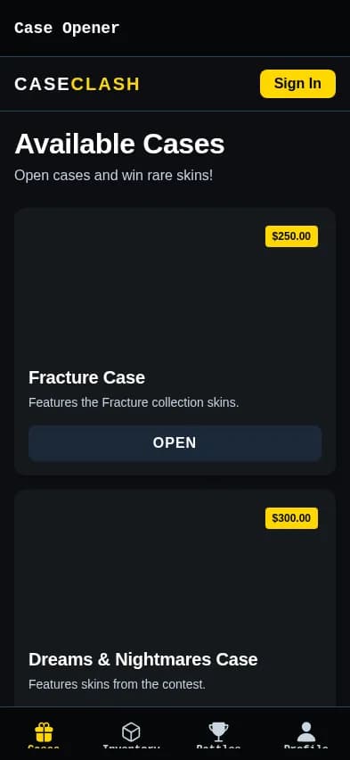 CS Style Case Opener