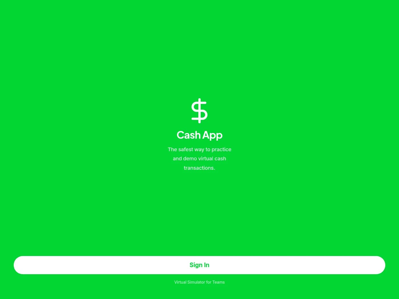 Cash App Simulator