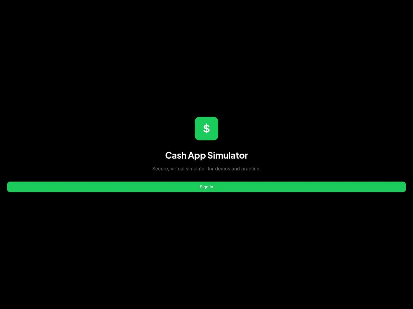 Cash App Simulator