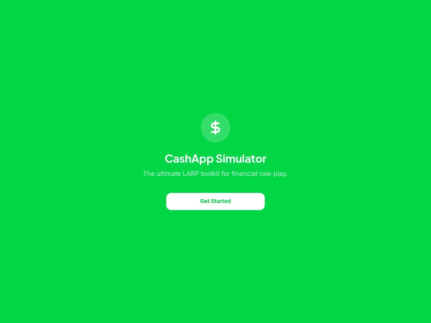 CashApp LARP Simulator