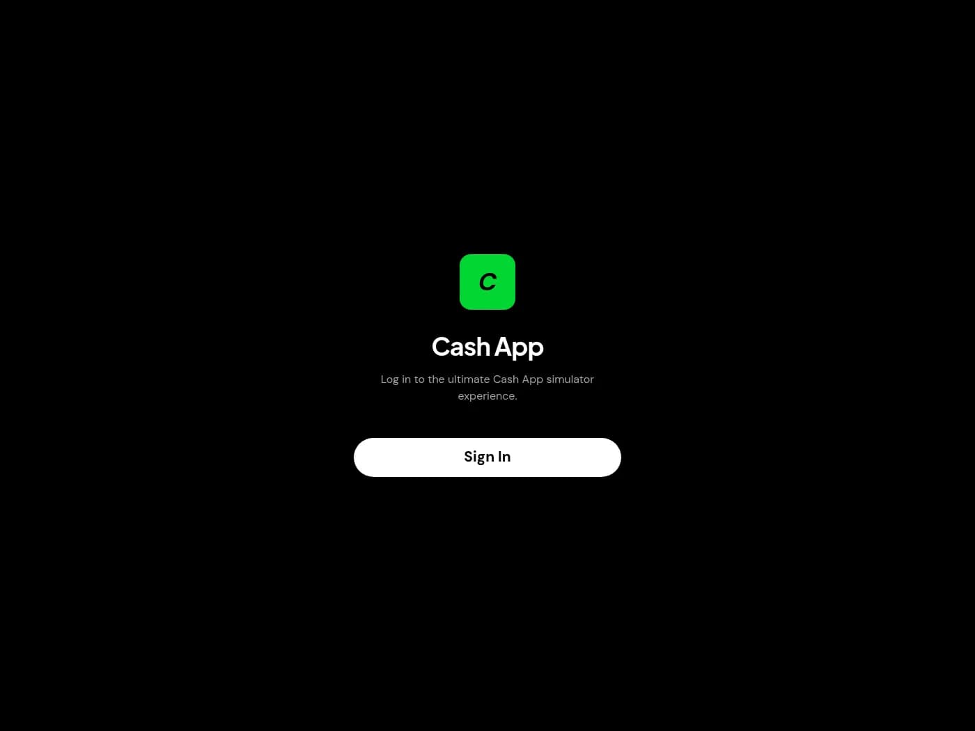 CashApp Simulator