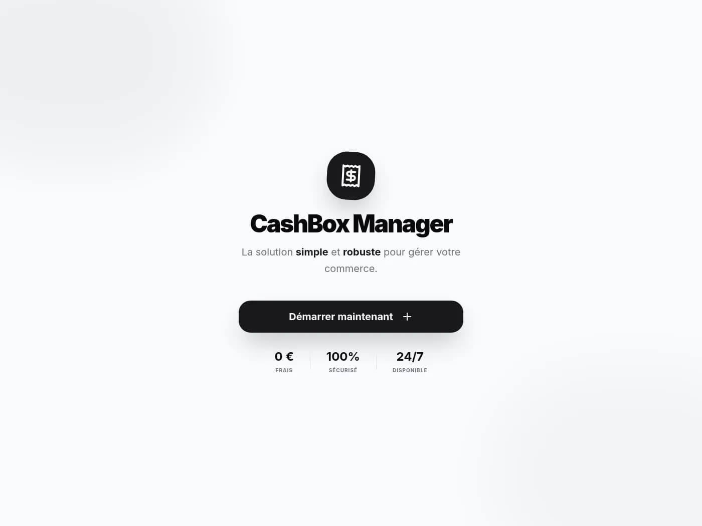 CashBox Manager