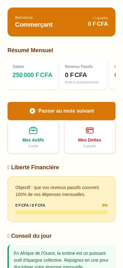 CashFlow Afrique Game
