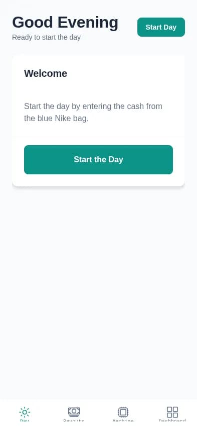 Cash Flow Daybook