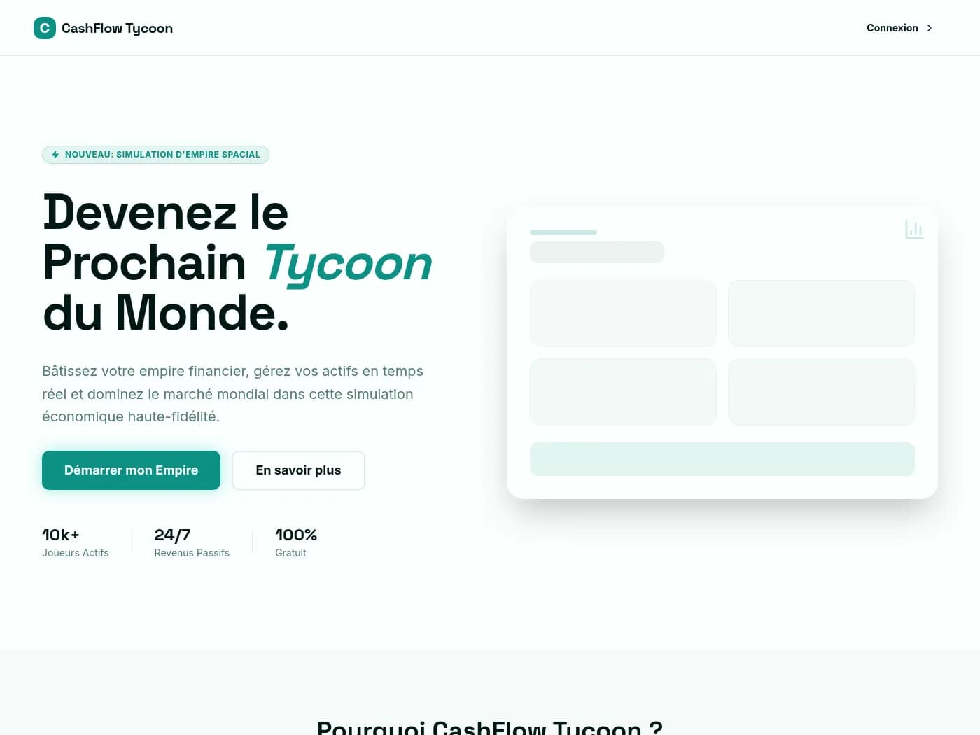 CashFlow Tycoon