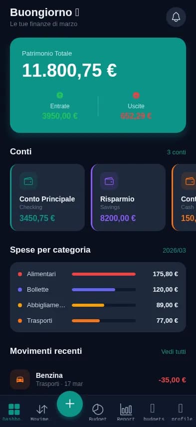 CashTrack Personal Finances