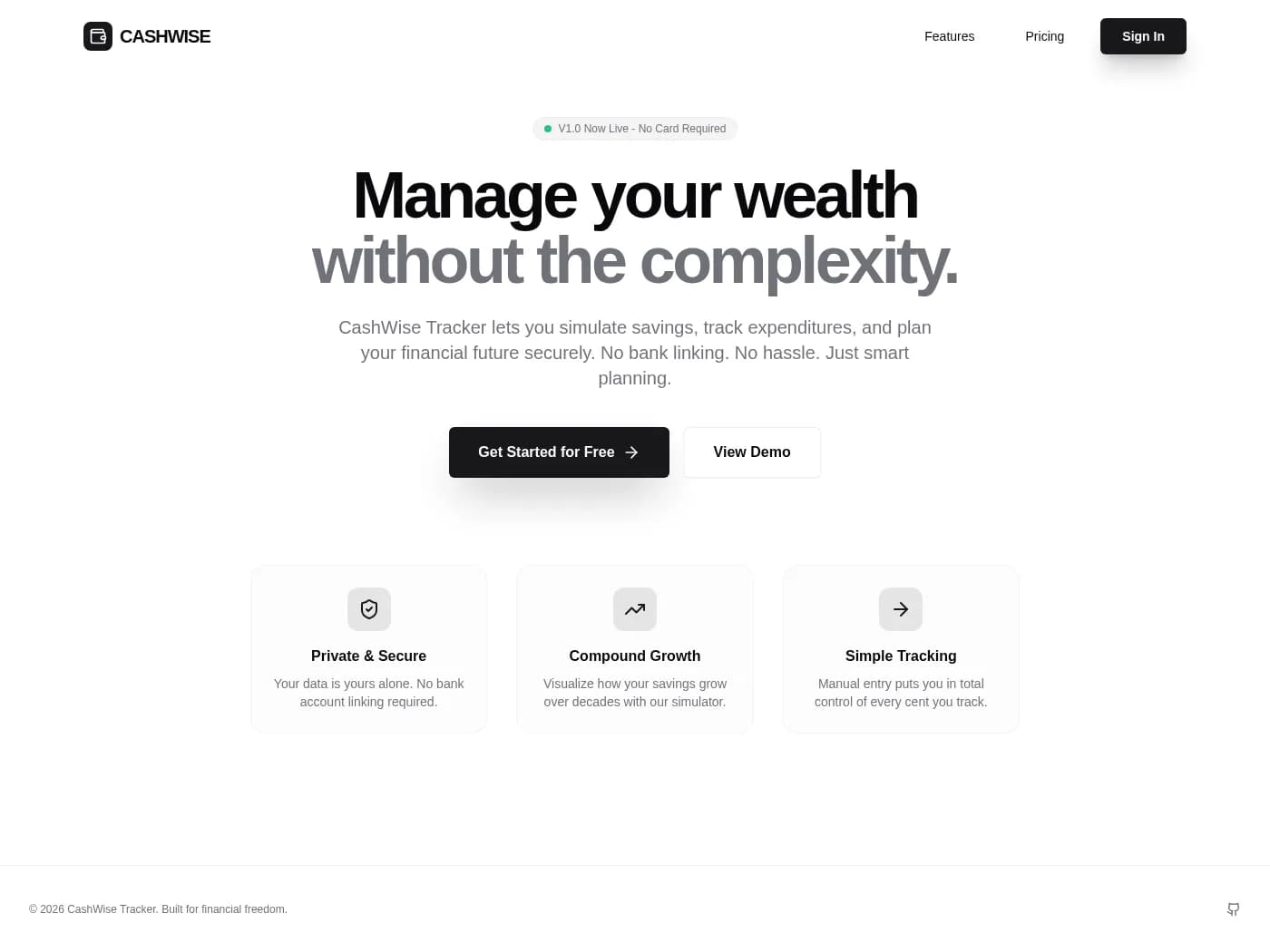 CashWise Tracker