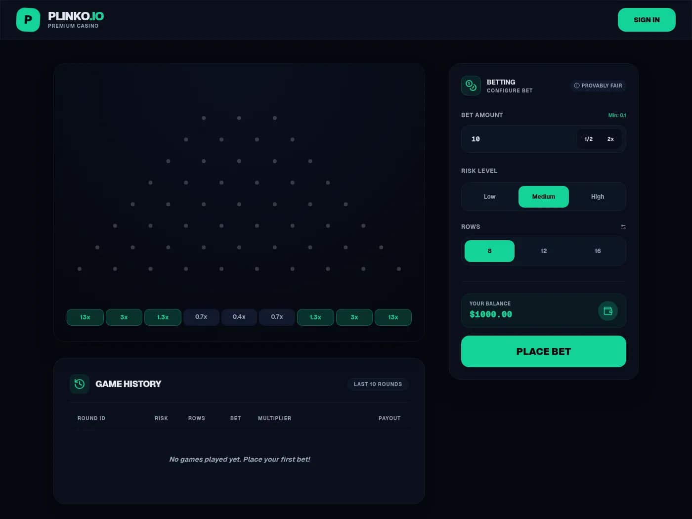 Casino Game Clone