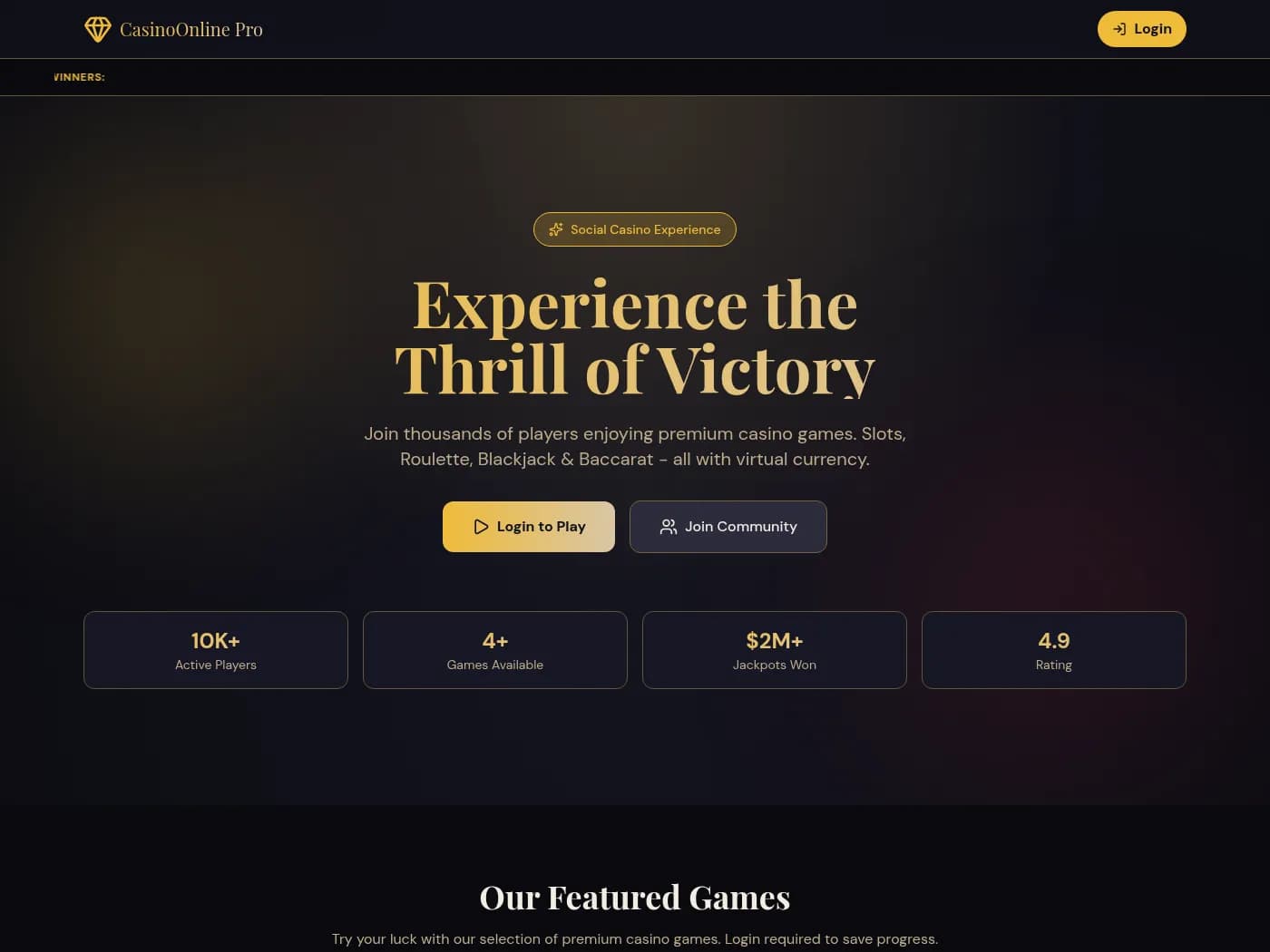 CasinoOnline Pro