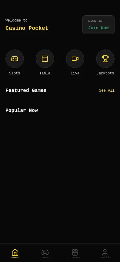 Casino Pocket App