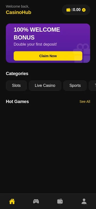 CasinoHub Platform
