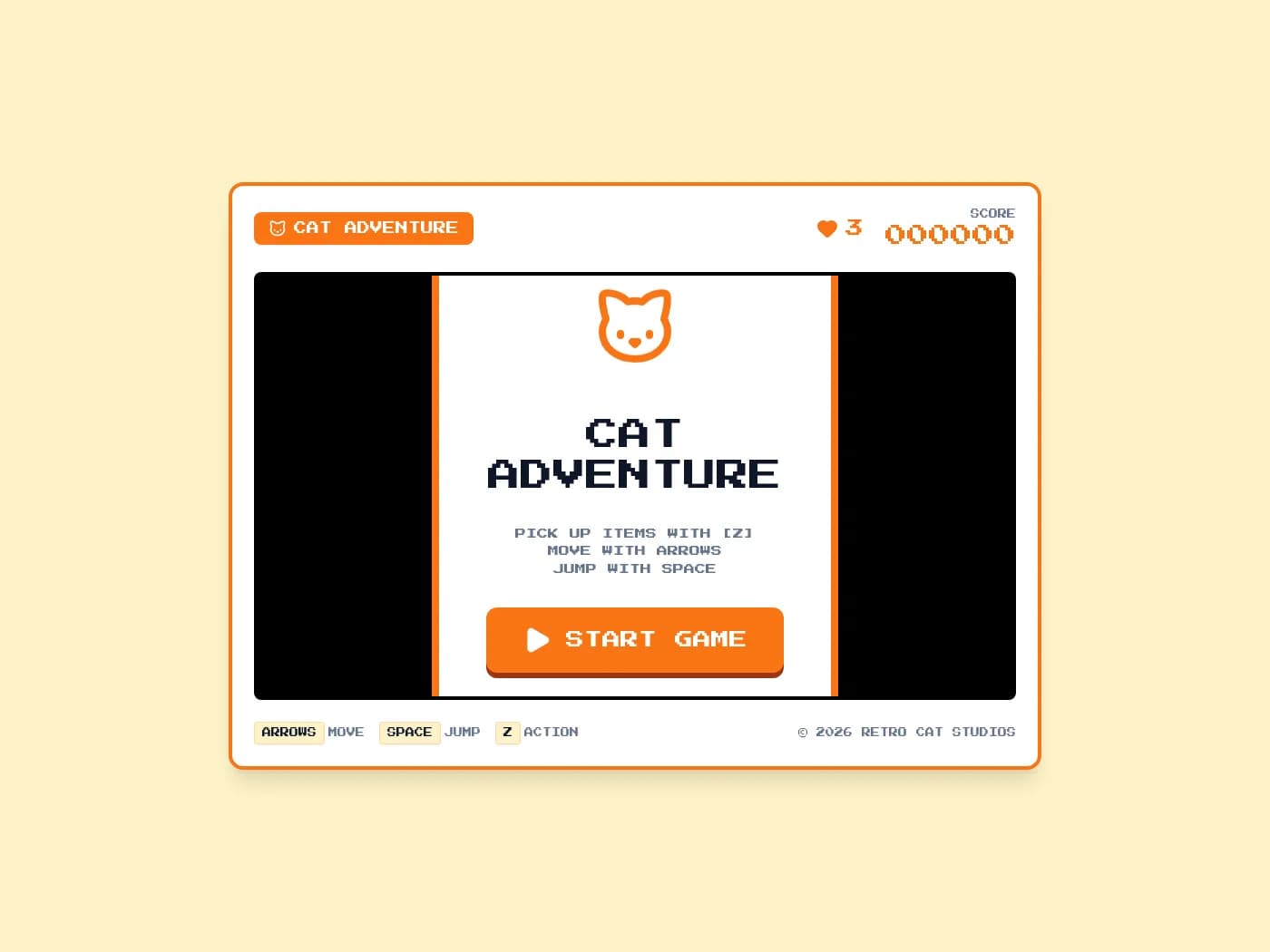 Cat Platformer Adventure