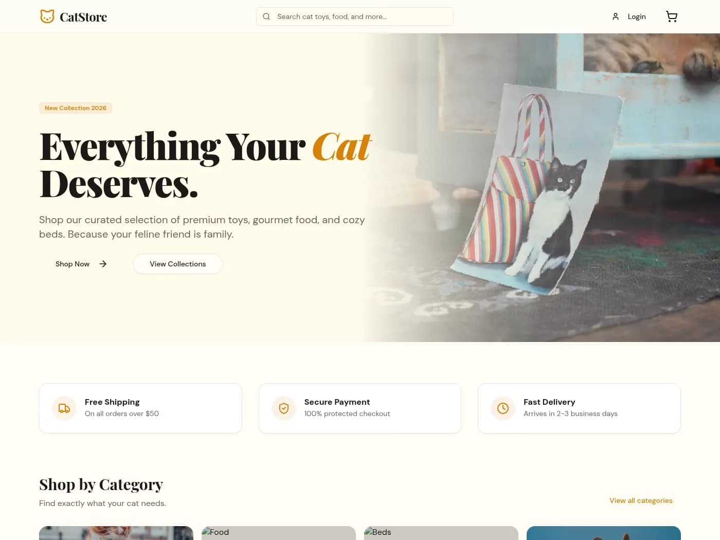 Cat Storefront