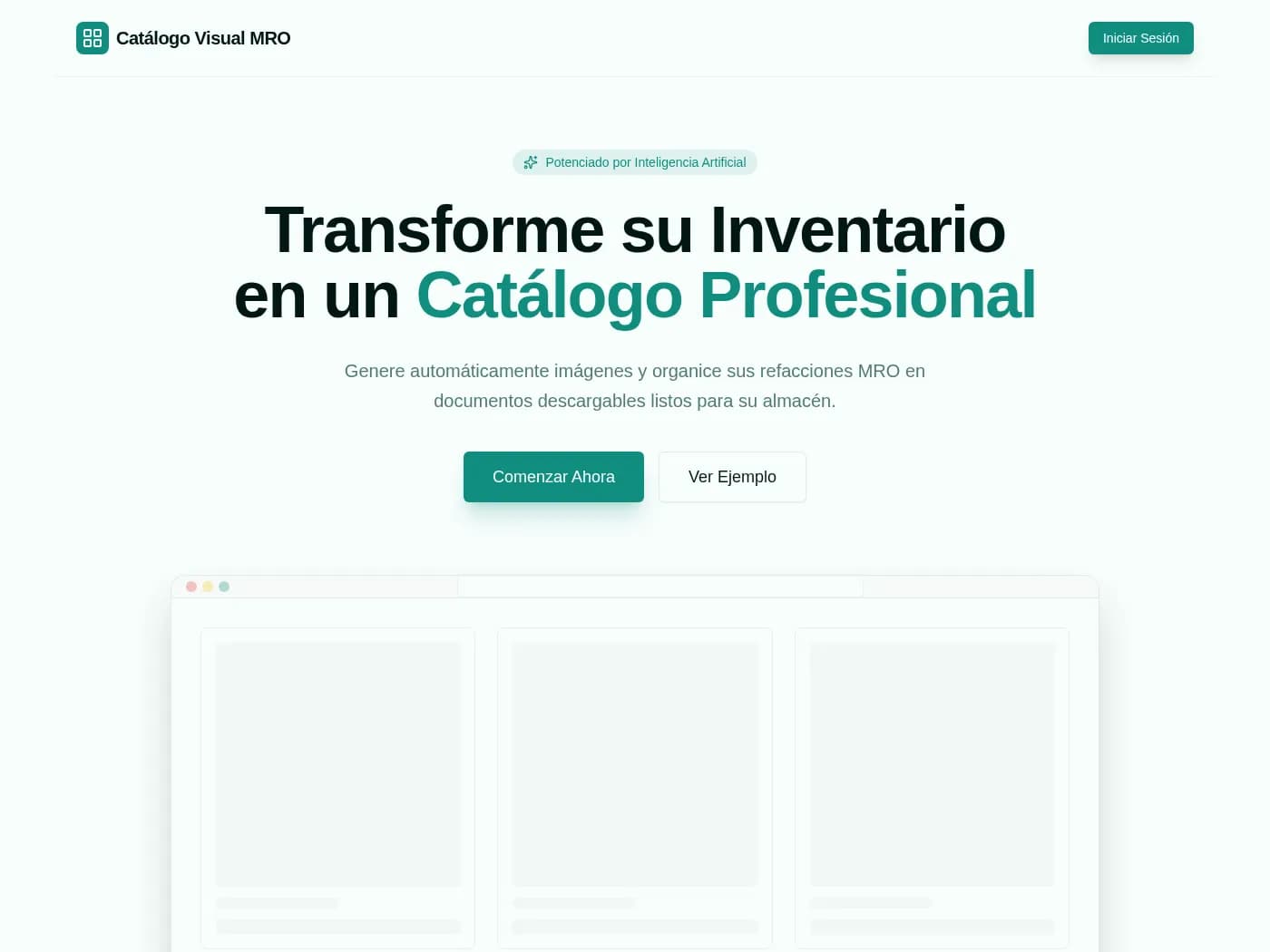 Catálogo Visual MRO