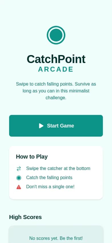 CatchPoint Arcade