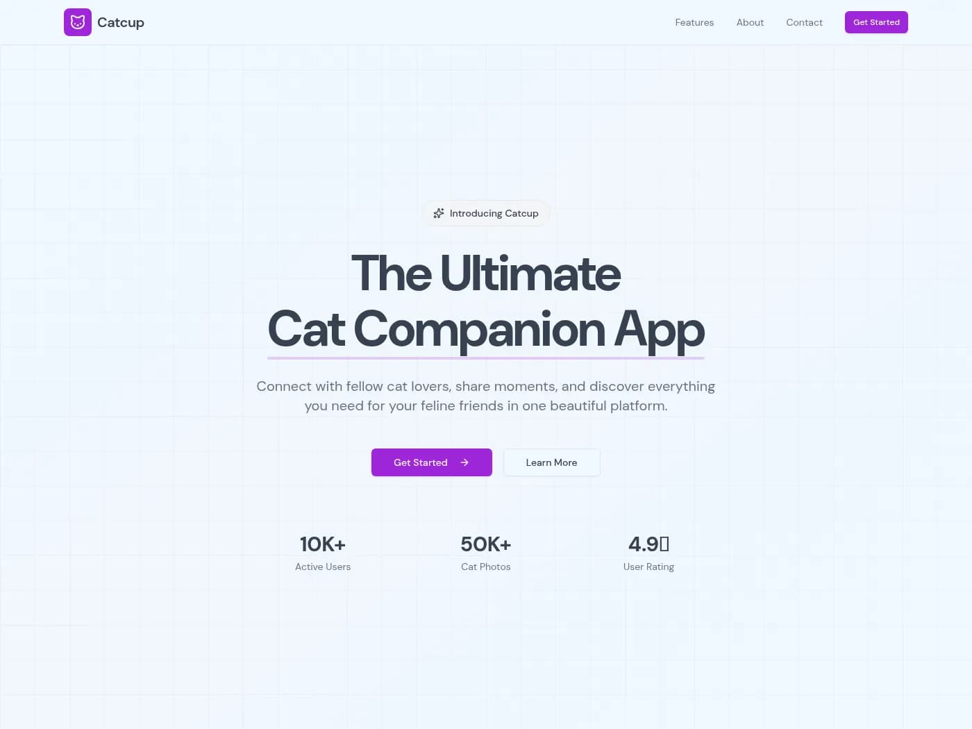 Catcup Web App Clone
