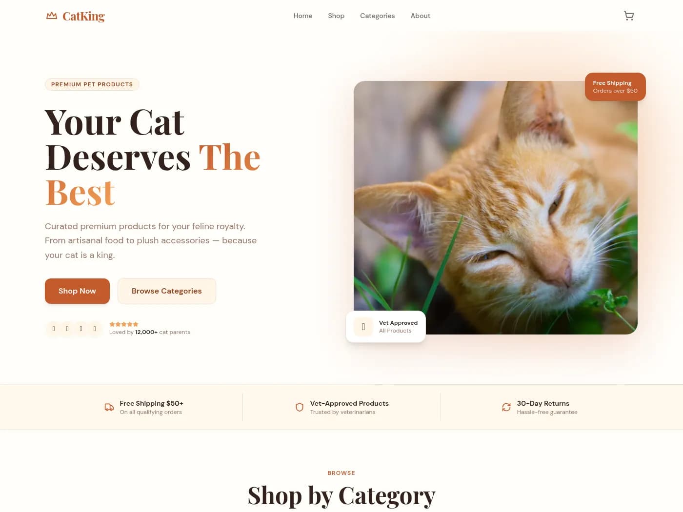 CatKing Pet Store
