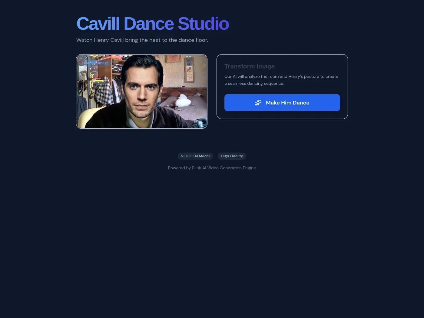 Henry Cavill Dance Vidio