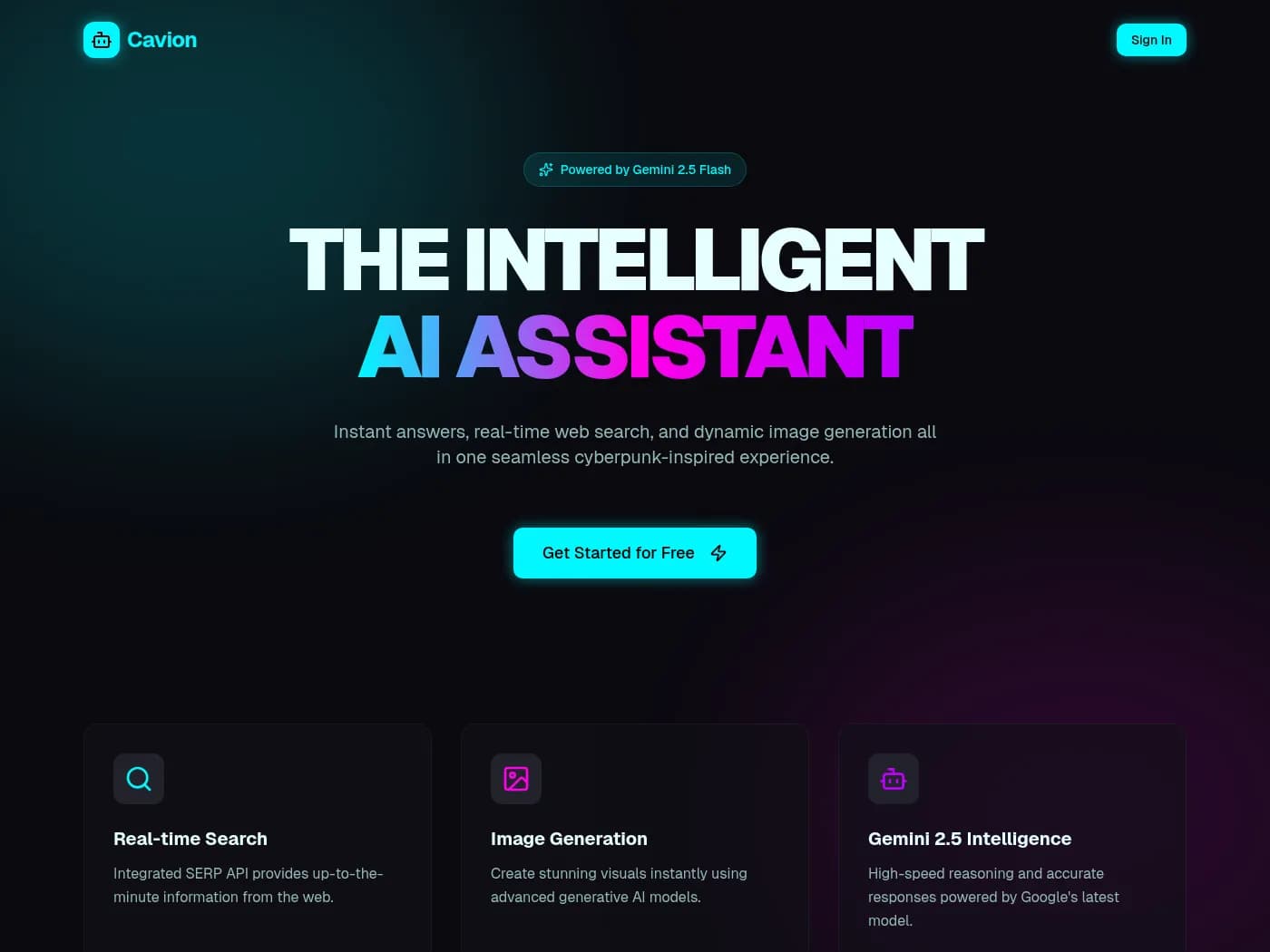 Cavion AI Assistant