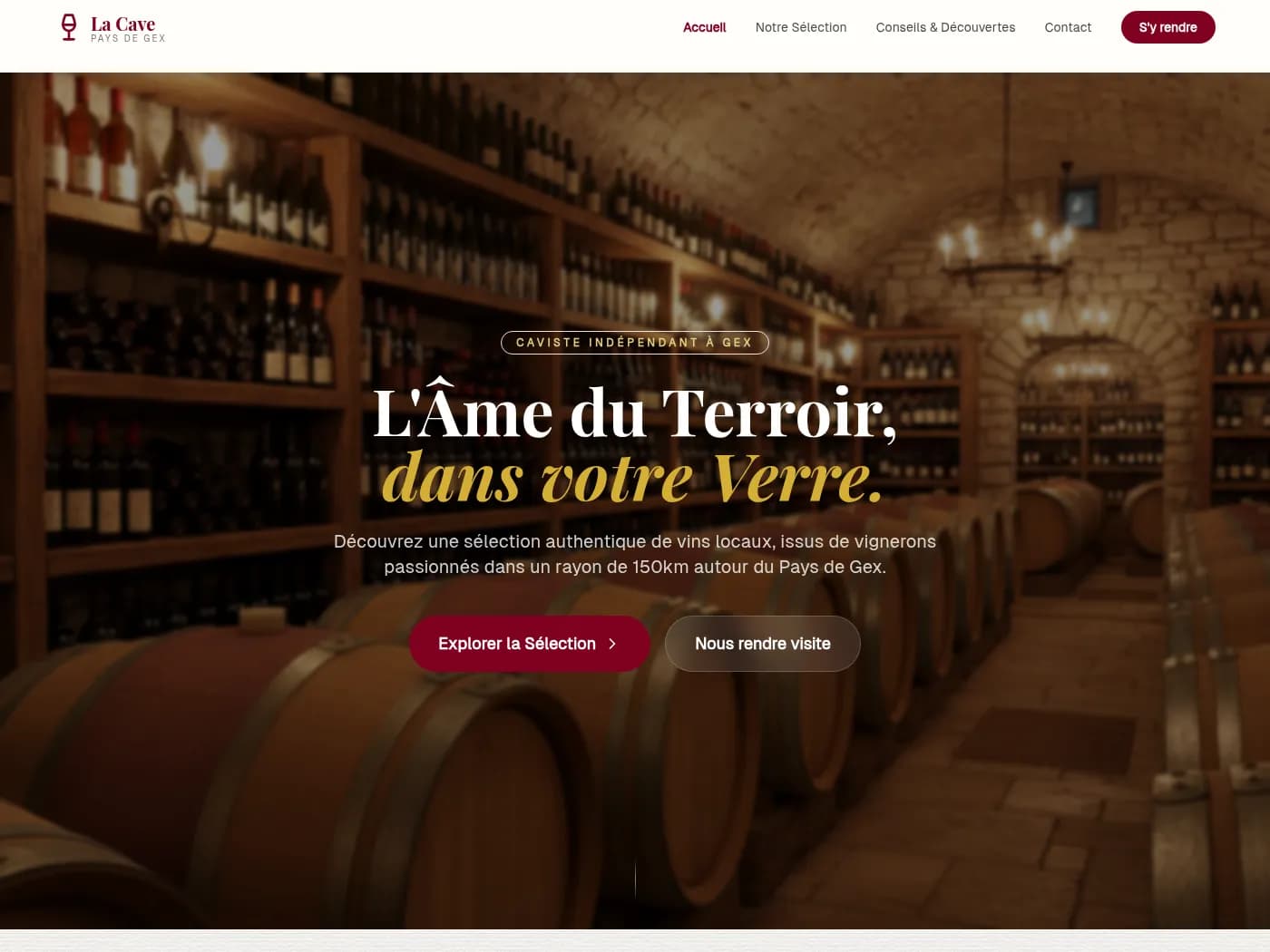 Cave de Gex Web