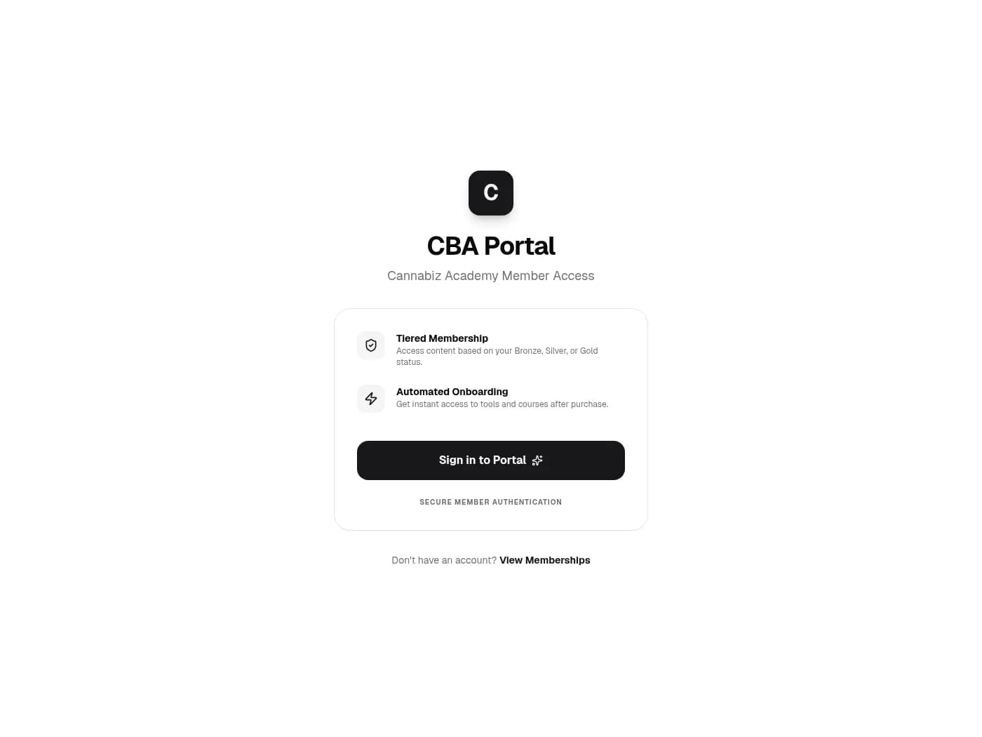 CBA Member Portal