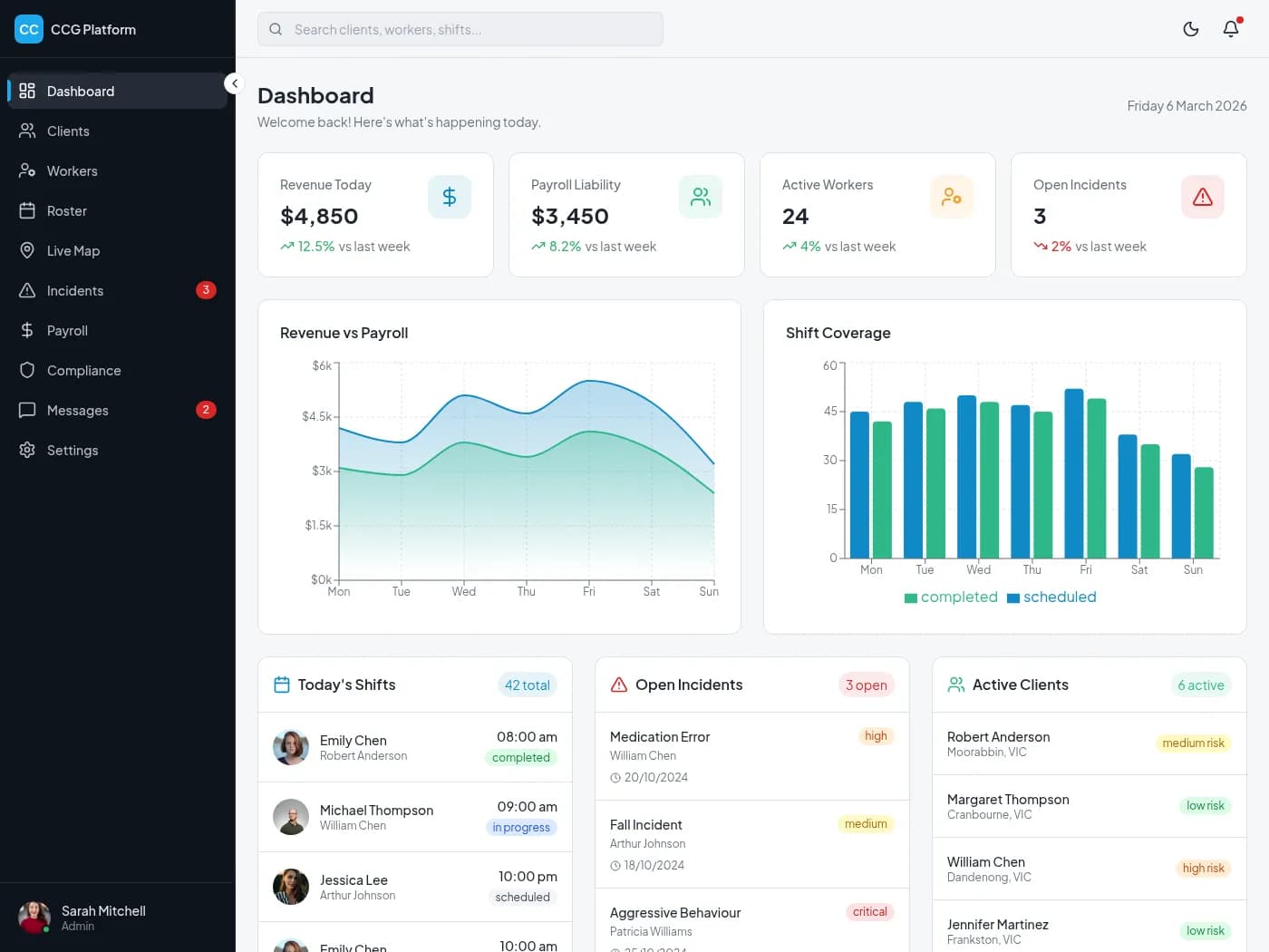 CCG Enterprise Platform