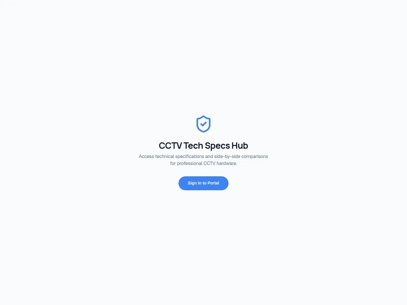 CCTV Tech Specs Hub
