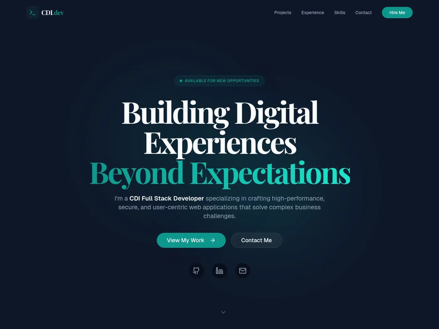 CDI Dev Portfolio