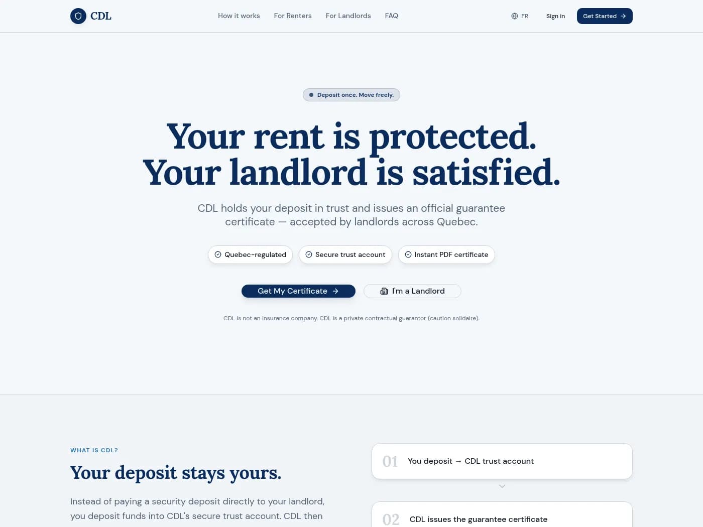 CDL Housing Guarantee