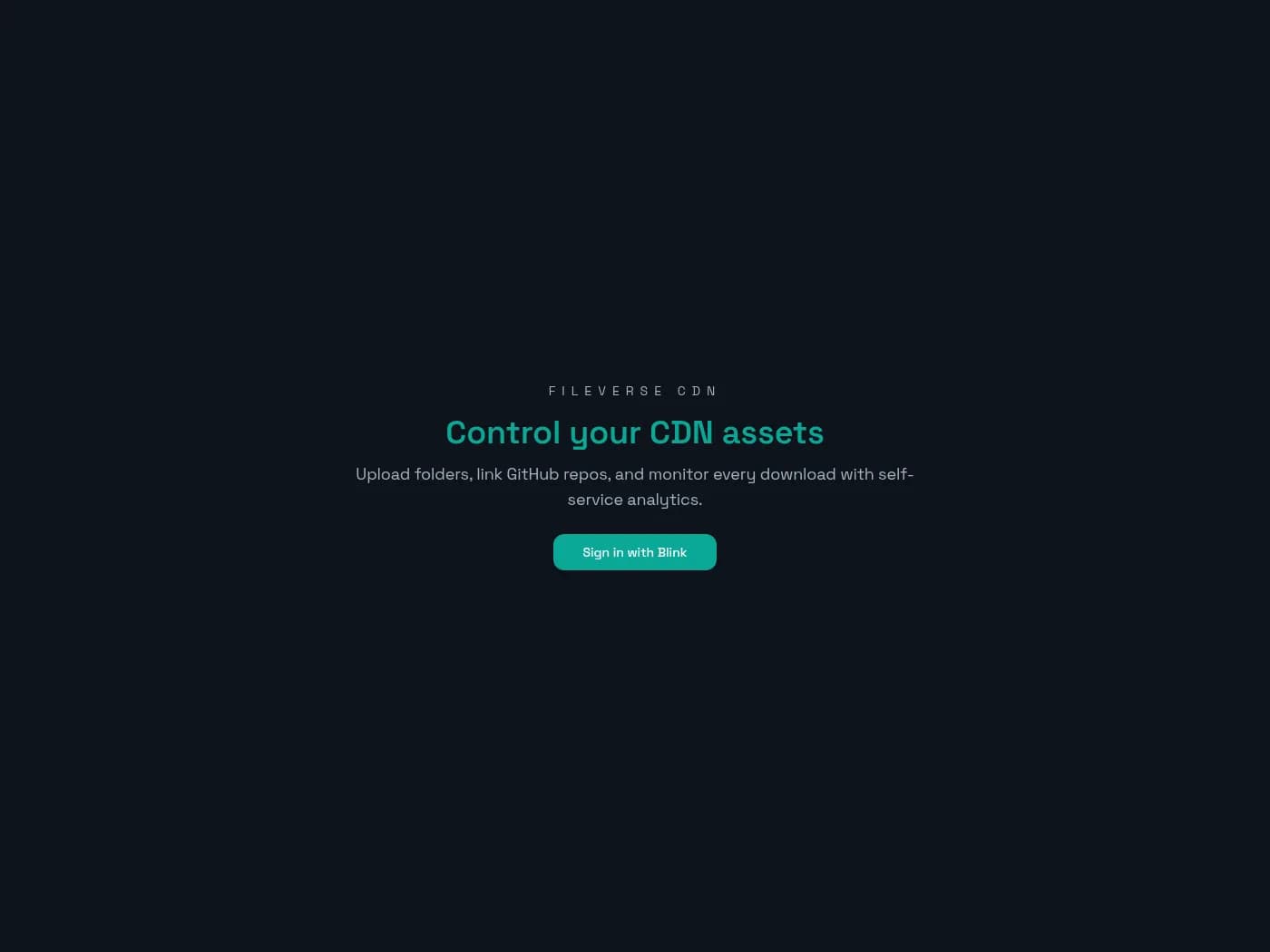 FileVerse CDN Platform