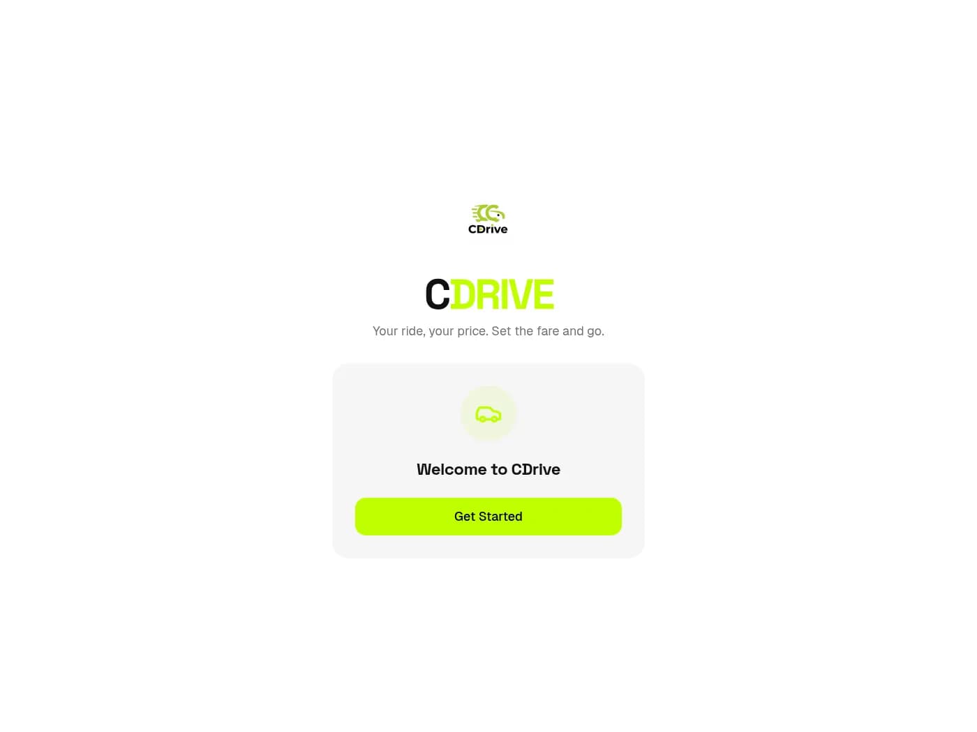 CDrive Rideshare App