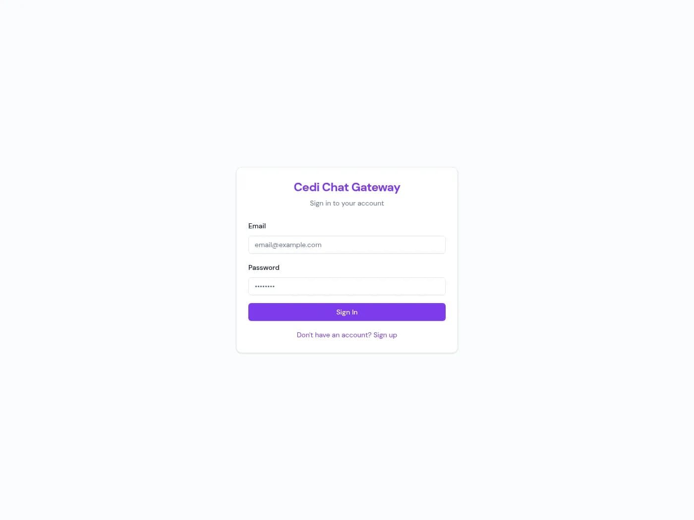 Cedi Chat Gateway