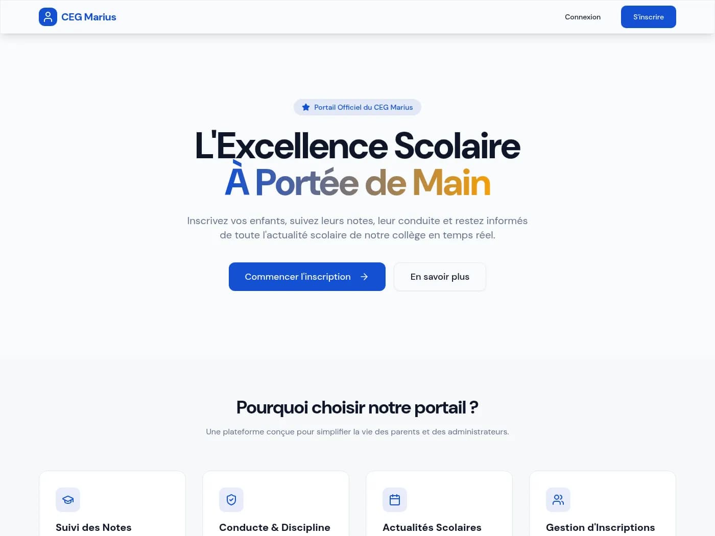 CEG Marius Parent Portal