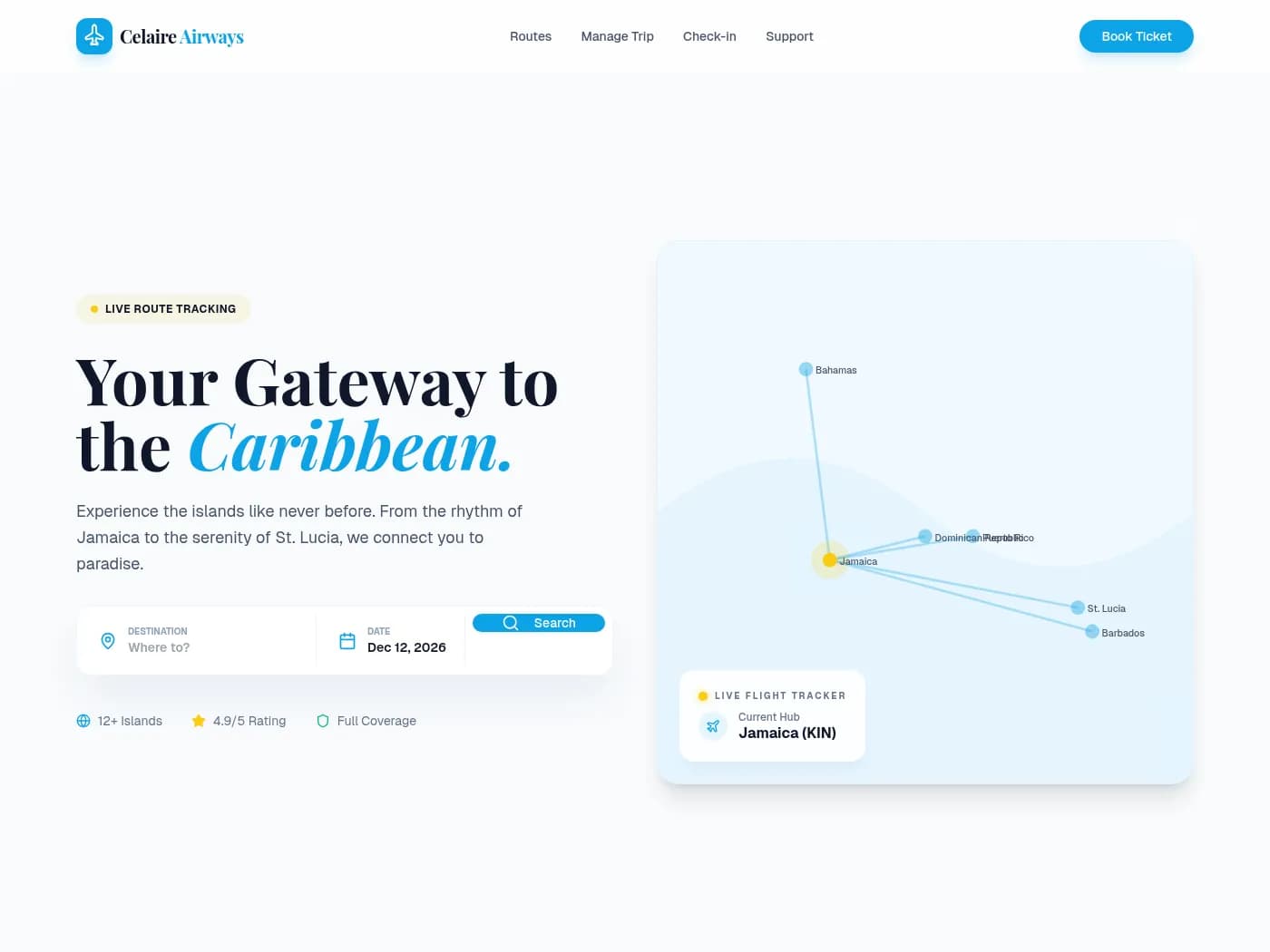 Celaire Airways Website