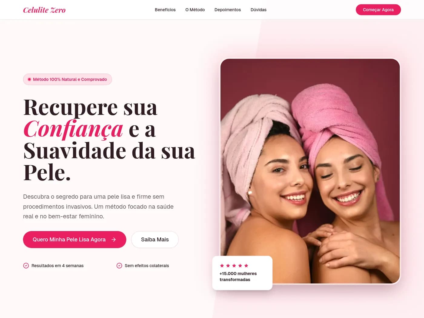 Celulite Zero Landing Page