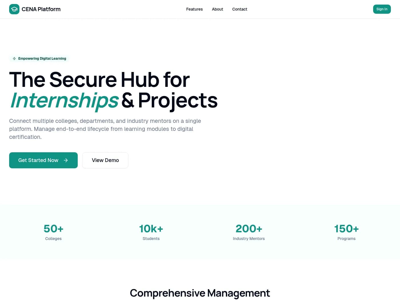 CENA Internships Platform