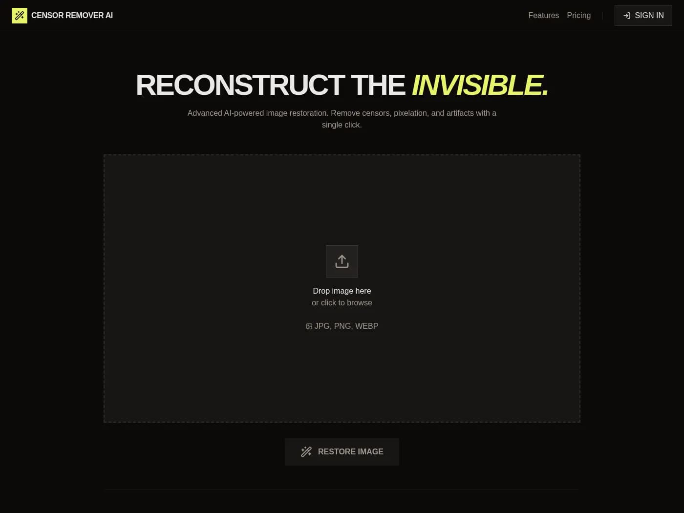 Censor Remover AI