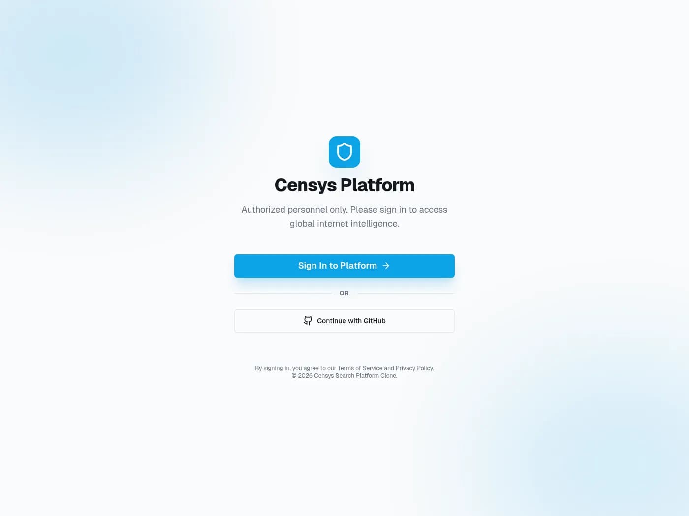 Censys Platform Clone