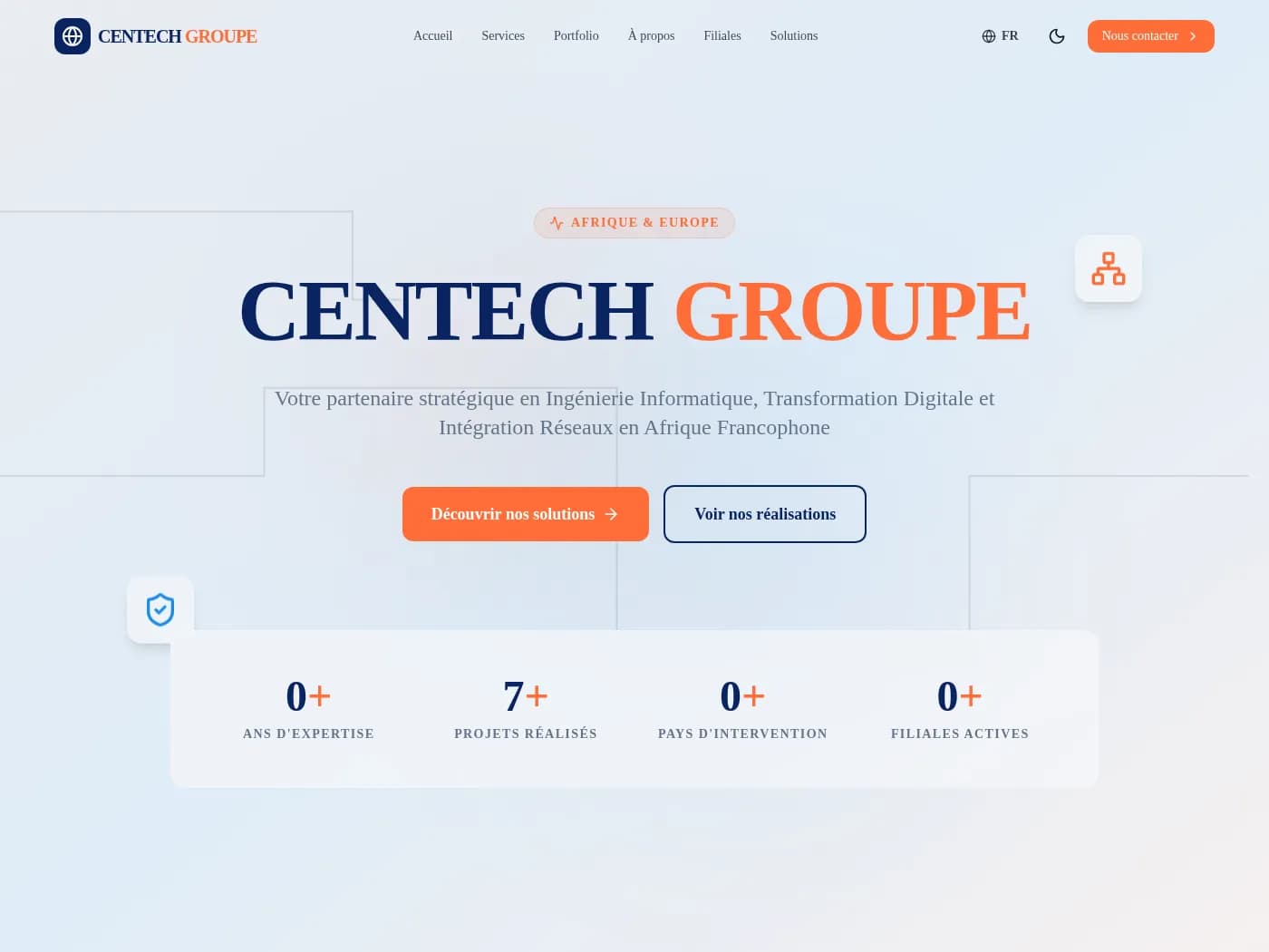 CENTECH GROUPE Web